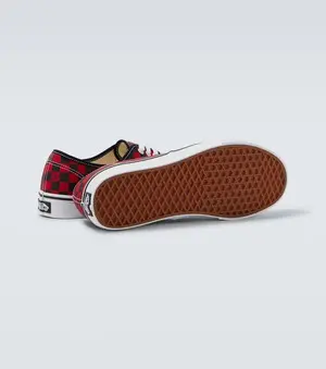 Valentino Garavani X Vans Vlogo Checked Sneakers - Red