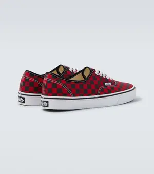 Valentino Garavani X Vans Vlogo Checked Sneakers - Red