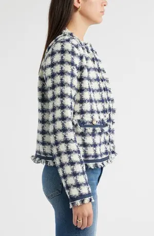 Caslon Check Tweed Jacket