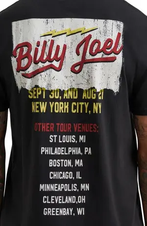 LEEM Billy Joel 'live At The Garden' Graphic T-shirt