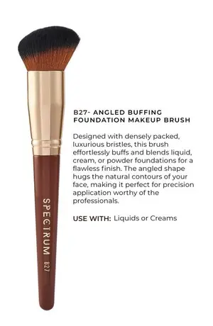 SPECTRUM Pantherine Angled Buffing Foundation Brush