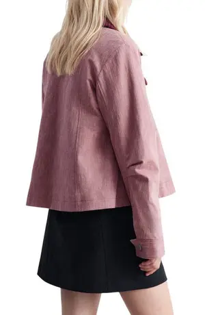 & Other Stories A-line Stretch Cotton Twill Jacket