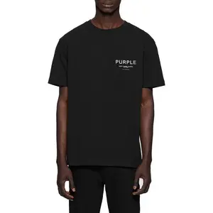 PURPLE BRAND Heavyweight Jersey Graphic T-shirt - Black