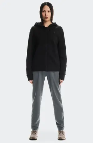 On Focus Tech Zip Hoodie - Black
