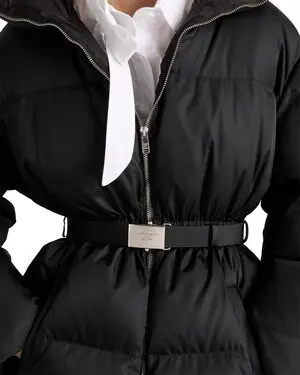 Prada Re-nylon Hooded Down Jacket