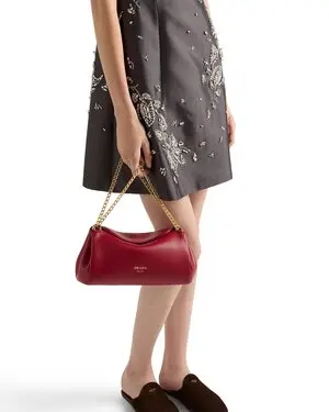 Prada Embroidered Silk And Wool Mini-dress