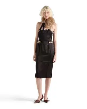 Prada Silk And Lace Dress