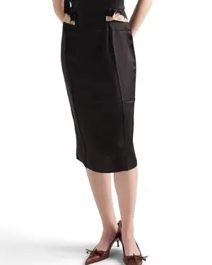 Prada Silk And Lace Dress