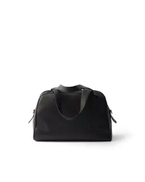Prada Large Leather Top-handle Bag