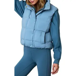 RHONE Powder Puffer Down Vest - Skyline Blue