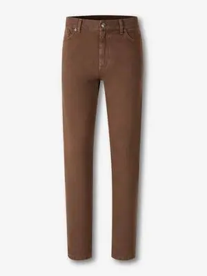 Zegna Straight Fit Jeans - Brown