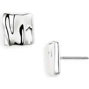 Jenny Bird Mini Sundra Stud Earrings - High Polish Silver