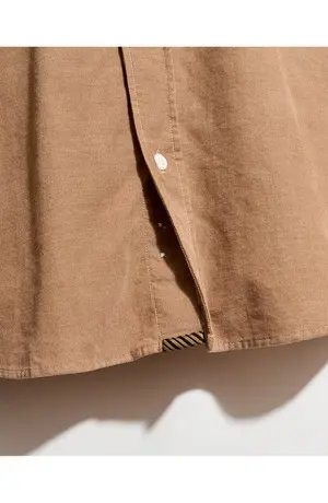 Billy Reid Cedar Corduroy Button-up Shirt - Light Brown