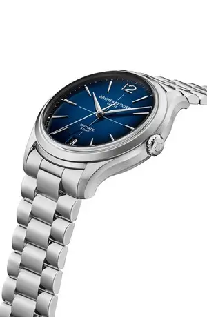 Baume & Mercier Clifton Baumatic Bracelet Watch - Blue
