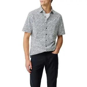 Rodd & Gunn Rai Valley Floral Short Sleeve Button-up Shirt - Navy