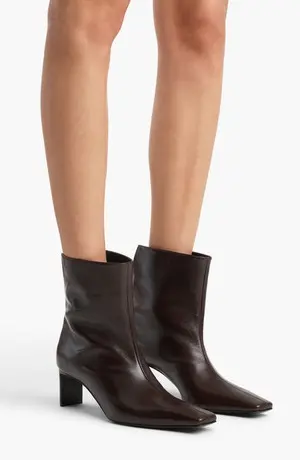 Khaite Ona Ankle Boots - Chocolate