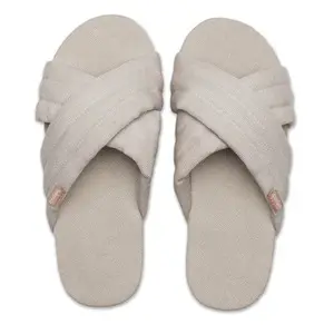 FEELGOODZ Quilted Cross-strap Slippers - Capetown