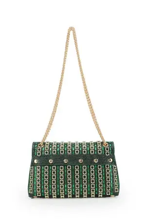 LAUREN LORRAINE Celine Clutch - Green