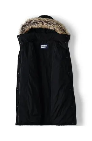 LANDS' END Down Winter Coat - Black