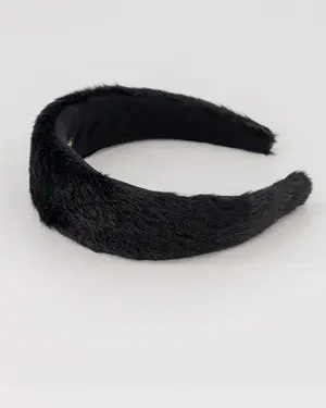 Alexandre De Paris Faux Fur Headband
