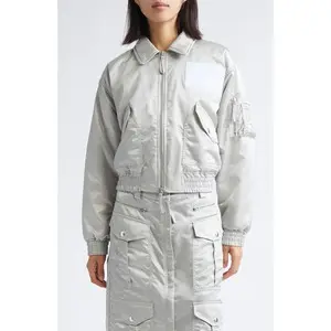 Vaquera Satin Flight Jacket