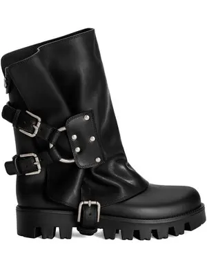 Dolce & Gabbana Buckled Rain Boots
