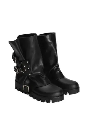 Dolce & Gabbana Buckled Rain Boots