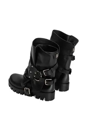 Dolce & Gabbana Buckled Rain Boots