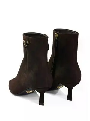 Prada 55mm Suede Ankle Boots