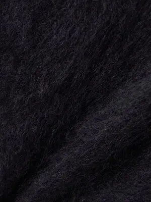 LISA YANG Lovisa Brushed-cashmere Sweater - Black
