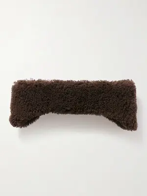 YVES SALOMON Shearling Earmuffs - Brown