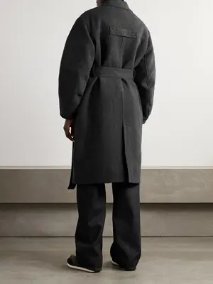 Canada Goose Mila Belted Wool-blend Coat - Gray
