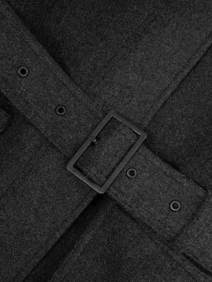 Canada Goose Mila Belted Wool-blend Coat - Gray