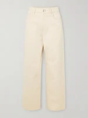 RÓHE High-rise Wide-leg Jeans - Neutrals