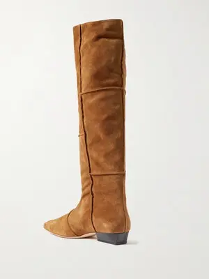 Staud Wally Suede Knee Boots