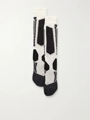 Falke Sk2 Jacquard-knit Ski Socks - Gray