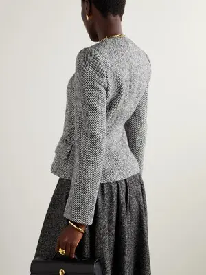Dolce & Gabbana Herringbone Wool Jacket