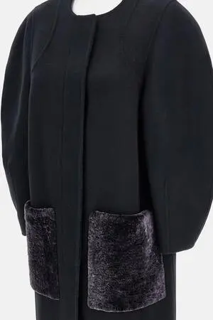 Fendi Double Wool Overcoat
