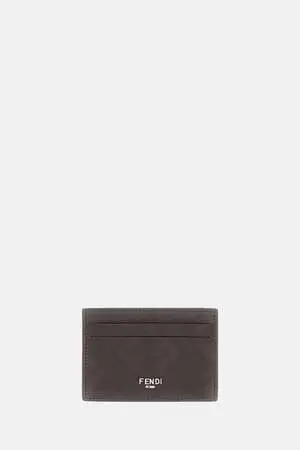 Fendi Portacarte Slim Shadow - Brown