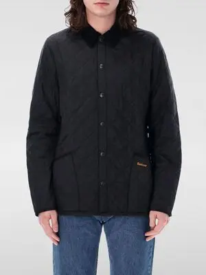 Barbour Quilted Nylon Jacket With Velvet Collar - Black