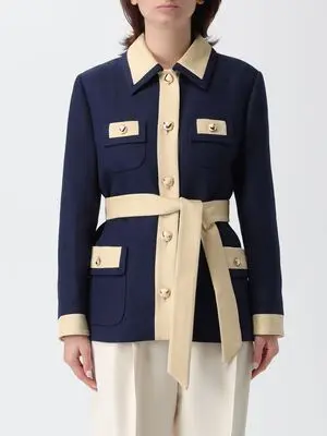 Valentino Garavani Belted Jacket - Blue