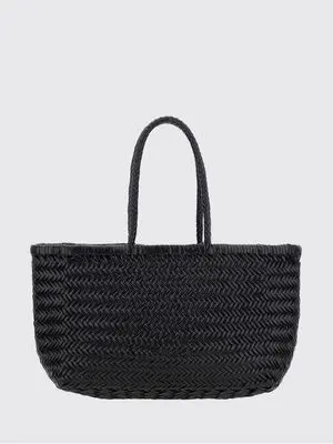 Dragon Diffusion Woven Leather Handbag - Black