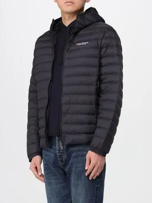 Armani Exchange Puffer Jacket With Hood - Black