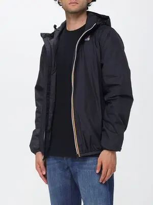K-WAY Recycled Nylon Hooded Windbreaker - Black