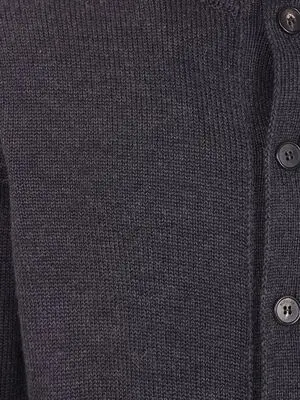 ZANONE Ribbed Knit Cardigan - Grey