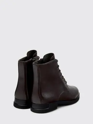 Camper Lace Up Ankle Boots - Brown