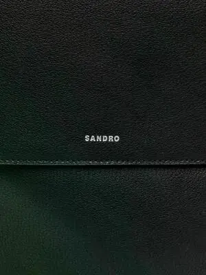 Sandro Recycled Leather Backpack