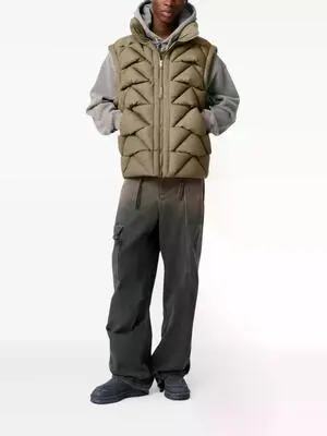 Axel Arigato Quilted Gilet - Brown