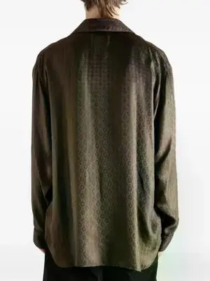 Saint Laurent Long Sleeve Shirt - Brown