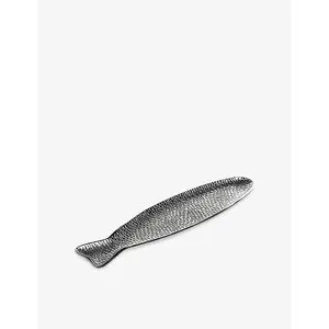 SERAX Paola Navone Fish & Fish Aluminium Serving Plate - Grey